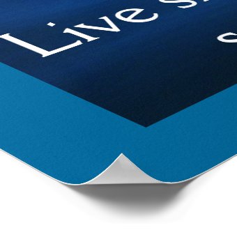 Live simply, love generously, care deeply, POSTER | Zazzle