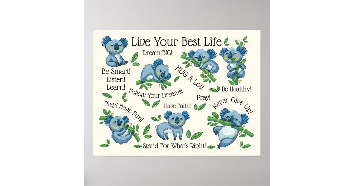 Live Your Best Life Poster | Zazzle