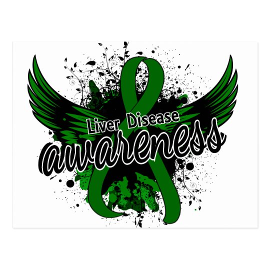 Liver Disease Awareness 16 Postcard | Zazzle.com