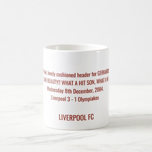 liverpool fc supporters mug | Zazzle
