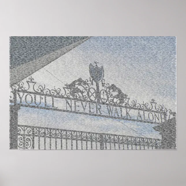 Liverpool FC's Anfield Gates Poster | Zazzle