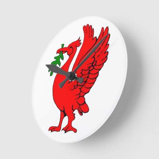 Liverpool liver bird clocks | Zazzle