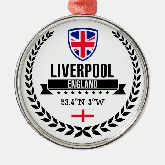 Liverpool Metal Ornament | Zazzle.com