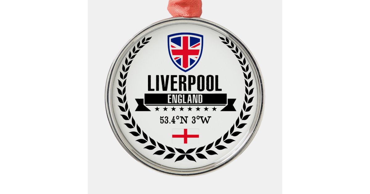 Liverpool Metal Ornament | Zazzle