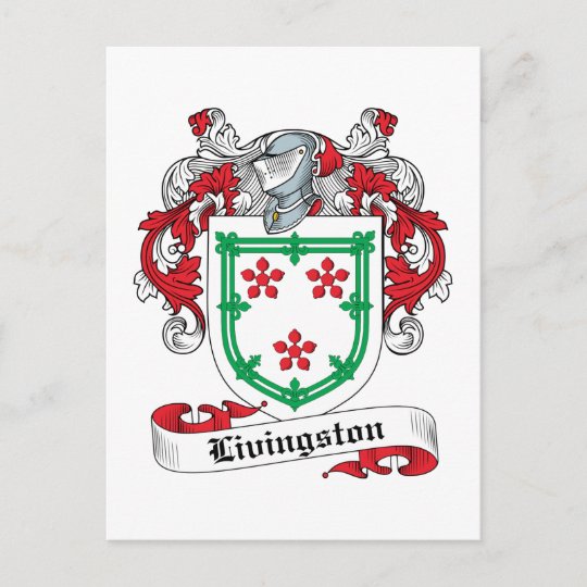 Livingston Family Crest Postcard | Zazzle.com