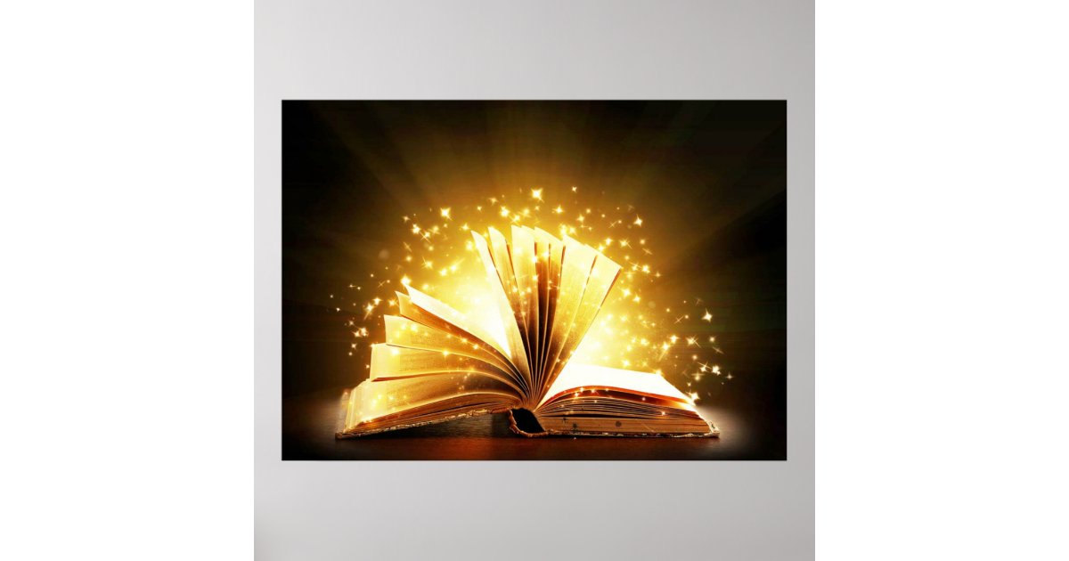 Livre magique poster | Zazzle