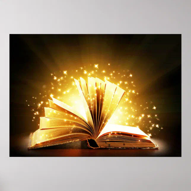 Livre magique poster | Zazzle
