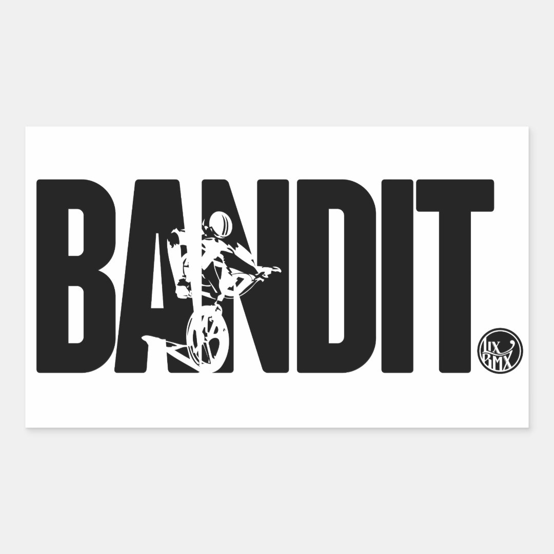 LixBMX 'Bandit' vintage BMX sticker | Zazzle
