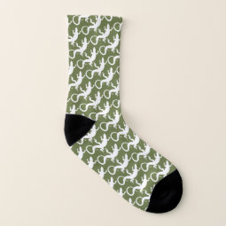 Lizard Art Socks Cool Reptile Socks Customize | Zazzle