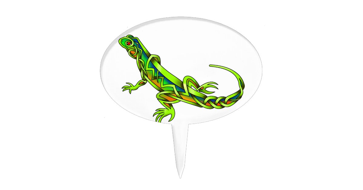 Lizard Cake Topper | Zazzle