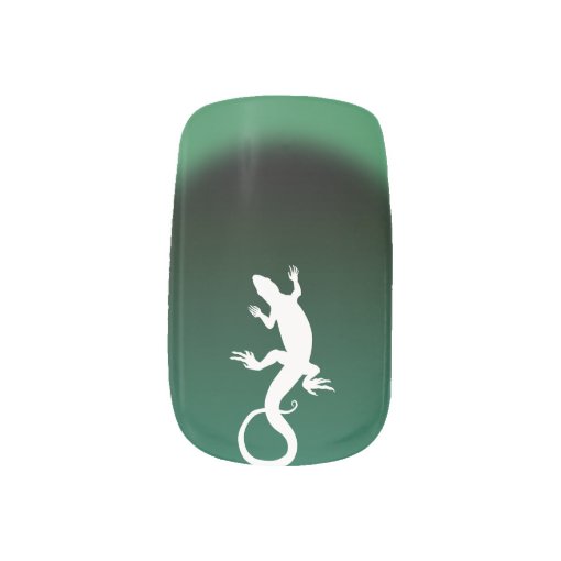Lizard Fingernails Lizard Reptile Decor Minx Nail Art | Zazzle