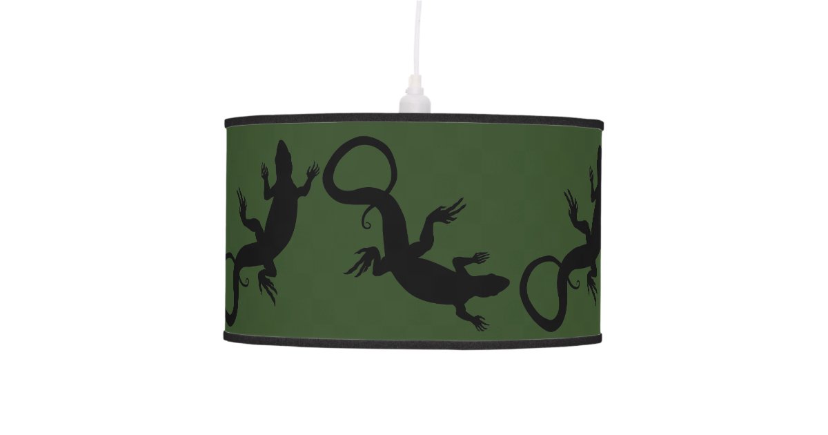 Lizard Lamp Reptile Art Lamp Lizard Decor | Zazzle