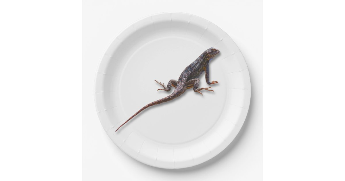 LIZARD PAPER PLATES | Zazzle