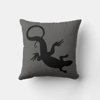 Lizard Pillows Reptile Art Pillows Lizard Decor | Zazzle