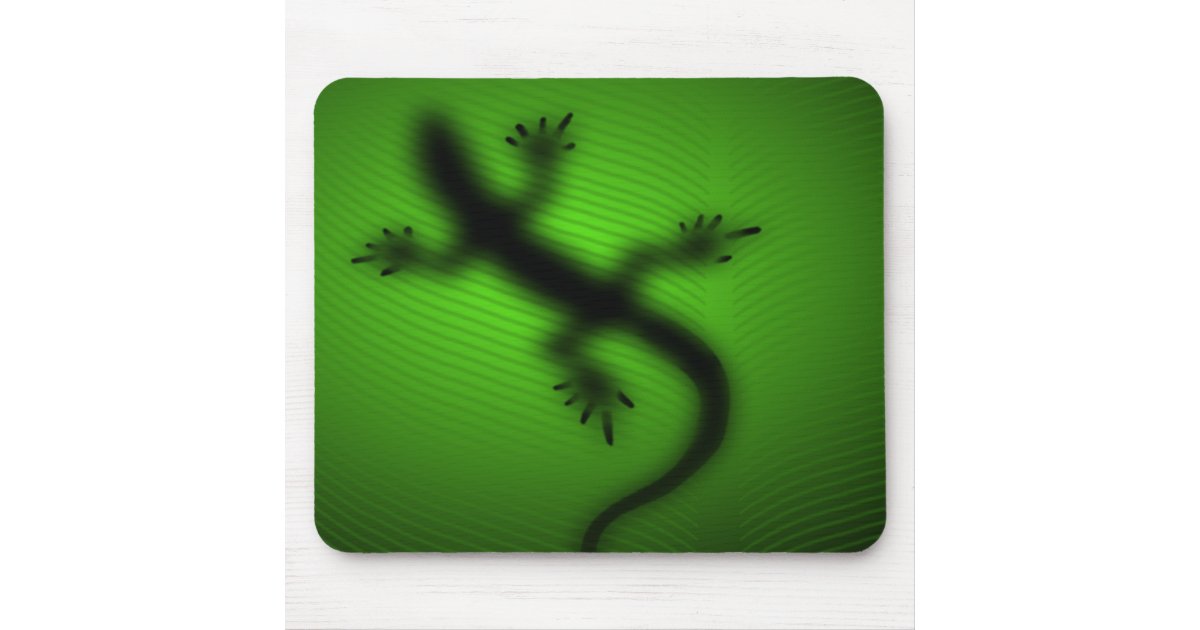 Lizard Silhouette Mouse Pad | Zazzle