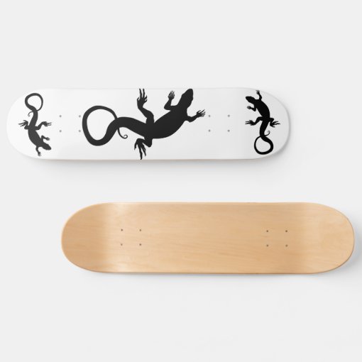 Lizard Skateboard Cool Reptile Art Skateboard | Zazzle
