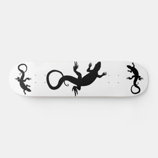 Lizard Skateboard Cool Reptile Art Skateboard | Zazzle