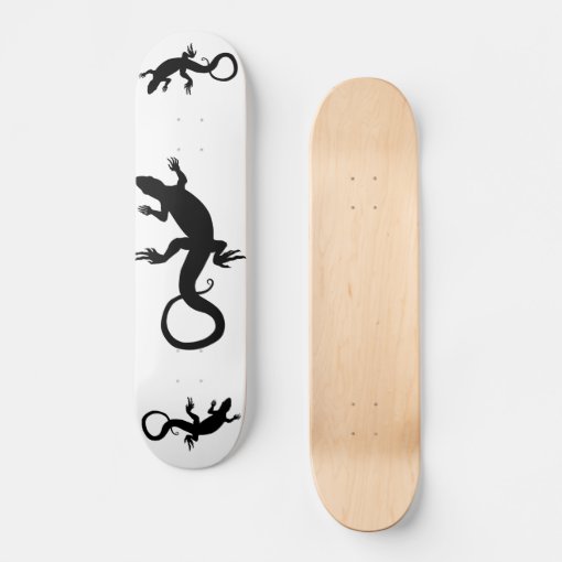 Lizard Skateboard Cool Reptile Art Skateboard | Zazzle