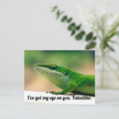 Lizard Valentine Postcard | Zazzle