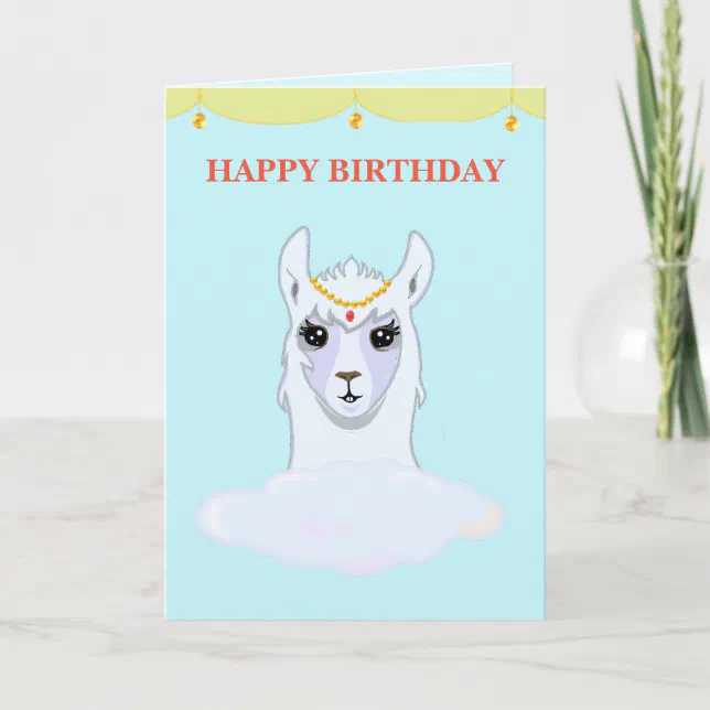 Llama Birthday Card | Zazzle