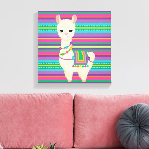 Llama Canvas Print | Zazzle