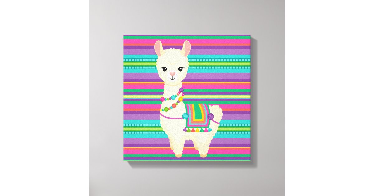 Llama Canvas Print | Zazzle
