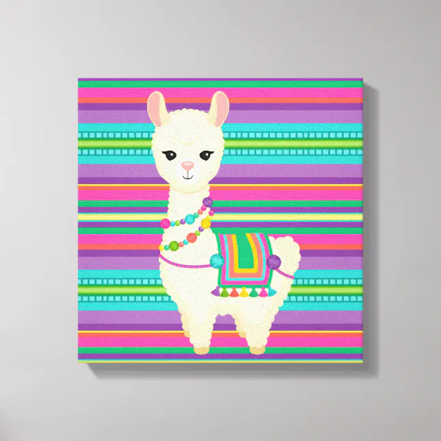 Llama Canvas Print | Zazzle