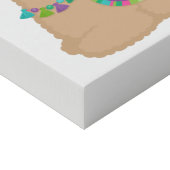 Llama Faux Canvas Print | Zazzle