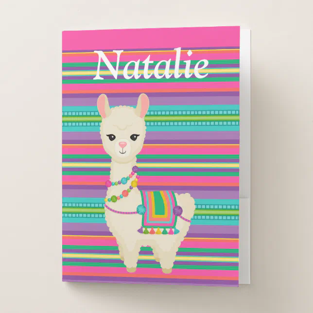 Llama Folder | Zazzle