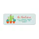 Llama Fun Birthday Party Cactus Return Address Label | Zazzle