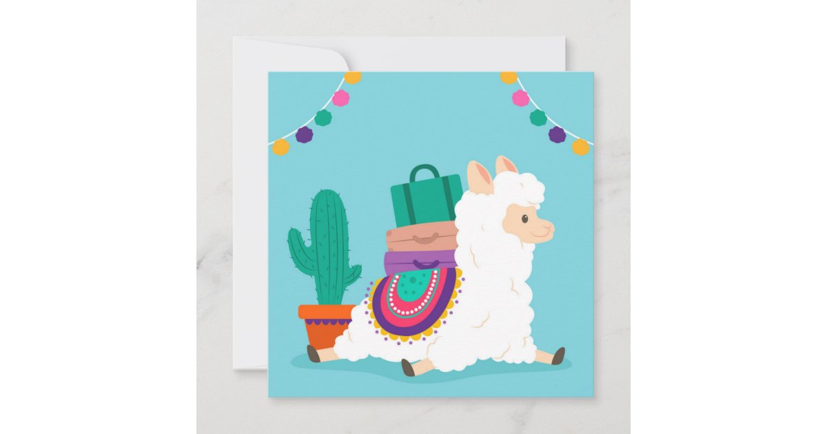 Llama Holiday Card | Zazzle