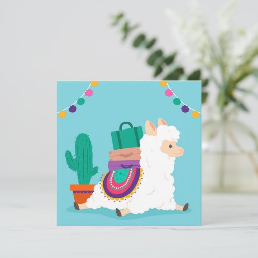 Llama Holiday Card | Zazzle