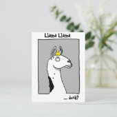 Llama Llama duck Postcard | Zazzle
