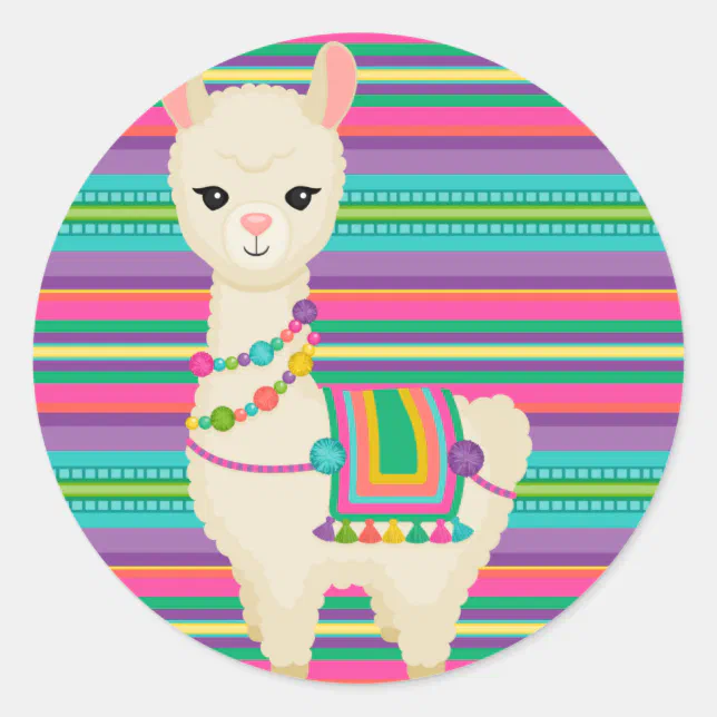 Llama Stickers | Zazzle