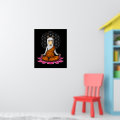 Llama Yoga Zen Alpaca Meditation Animal Poster | Zazzle