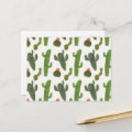 Llamarama Collection | Cute Cactus Postcard | Zazzle