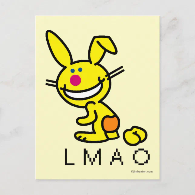 LMAO POSTCARD | Zazzle