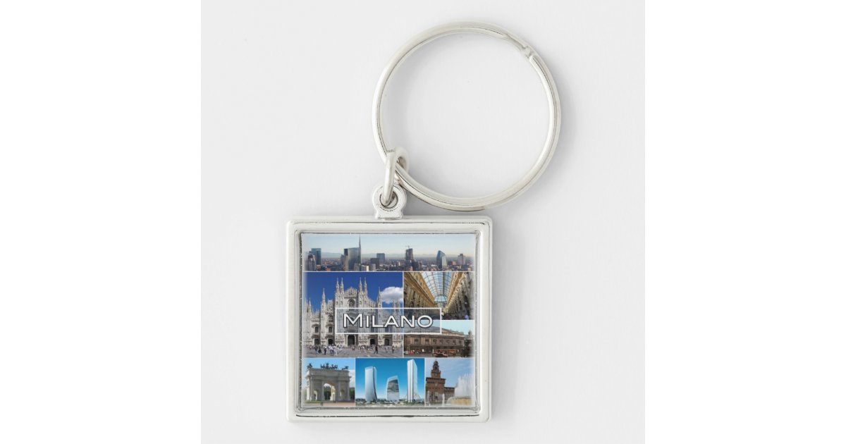 LMD004 MILAN, Milano, cathedral church, Keychain | Zazzle