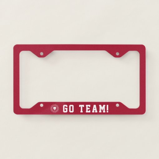 LMU Lions Logo License Plate Frame | Zazzle