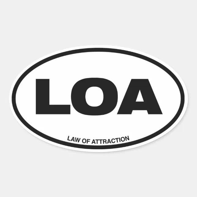 LOA Sticker | Zazzle