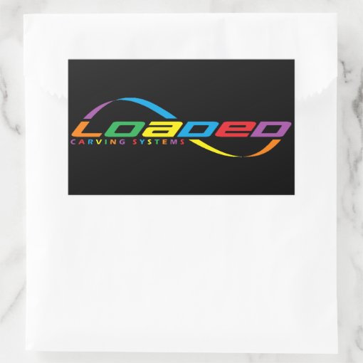 loaded longboards rectangular sticker | Zazzle