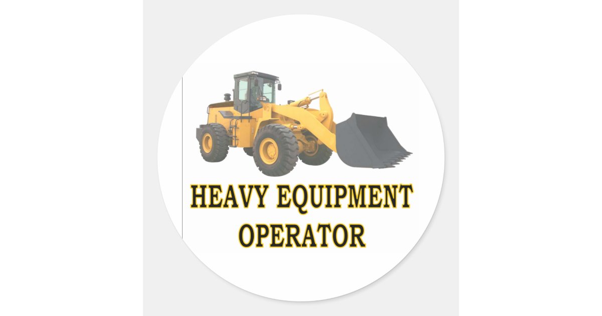 LOADER CLASSIC ROUND STICKER | Zazzle.com