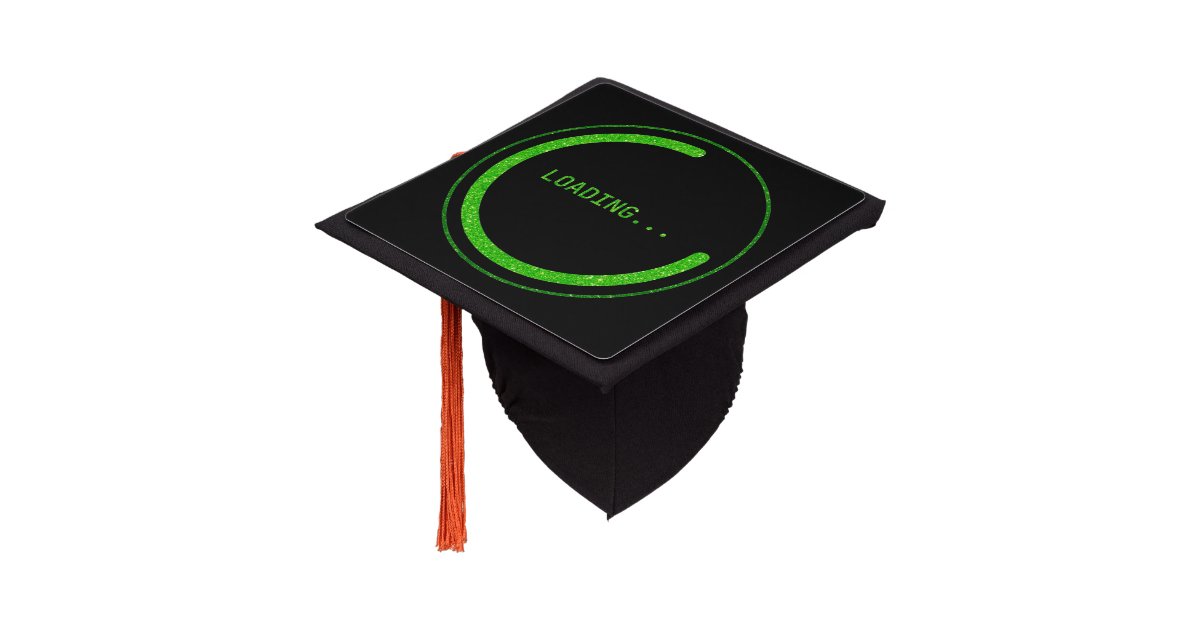 Loading Glitter Graduation Cap Topper | Zazzle