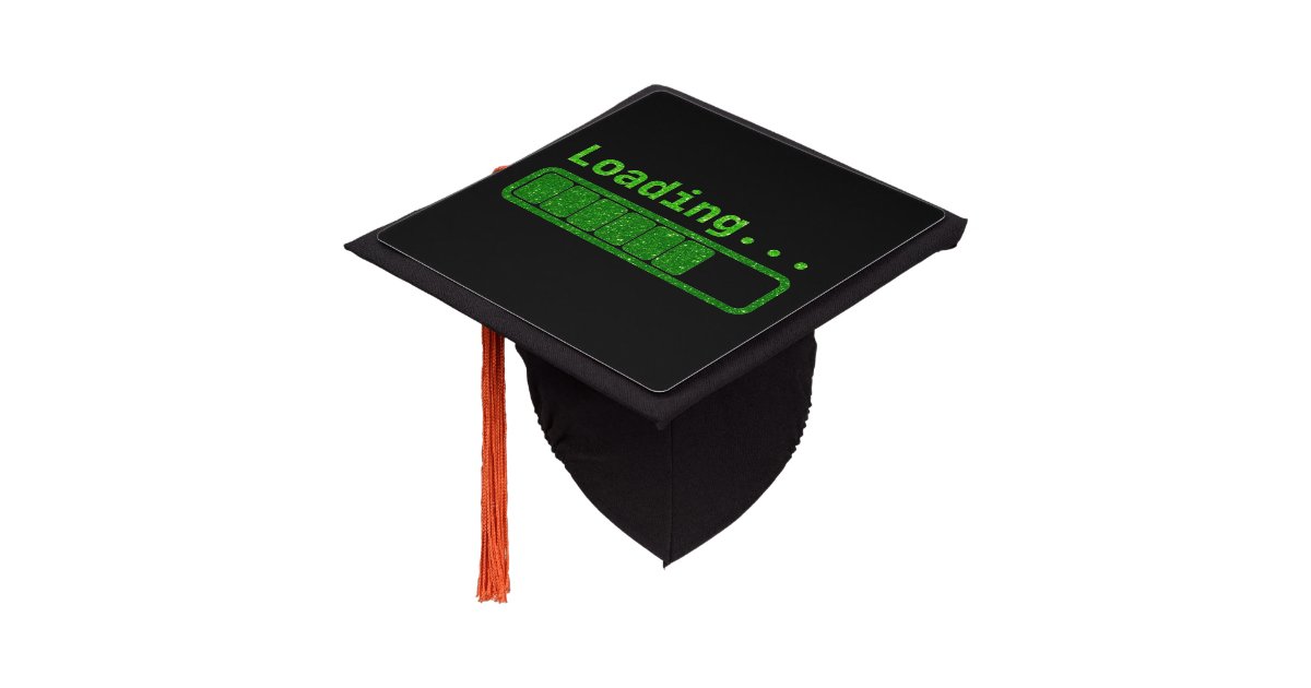 Loading Glitter Graduation Cap Topper | Zazzle