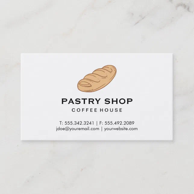 Loaf of Bread Business Card | Zazzle