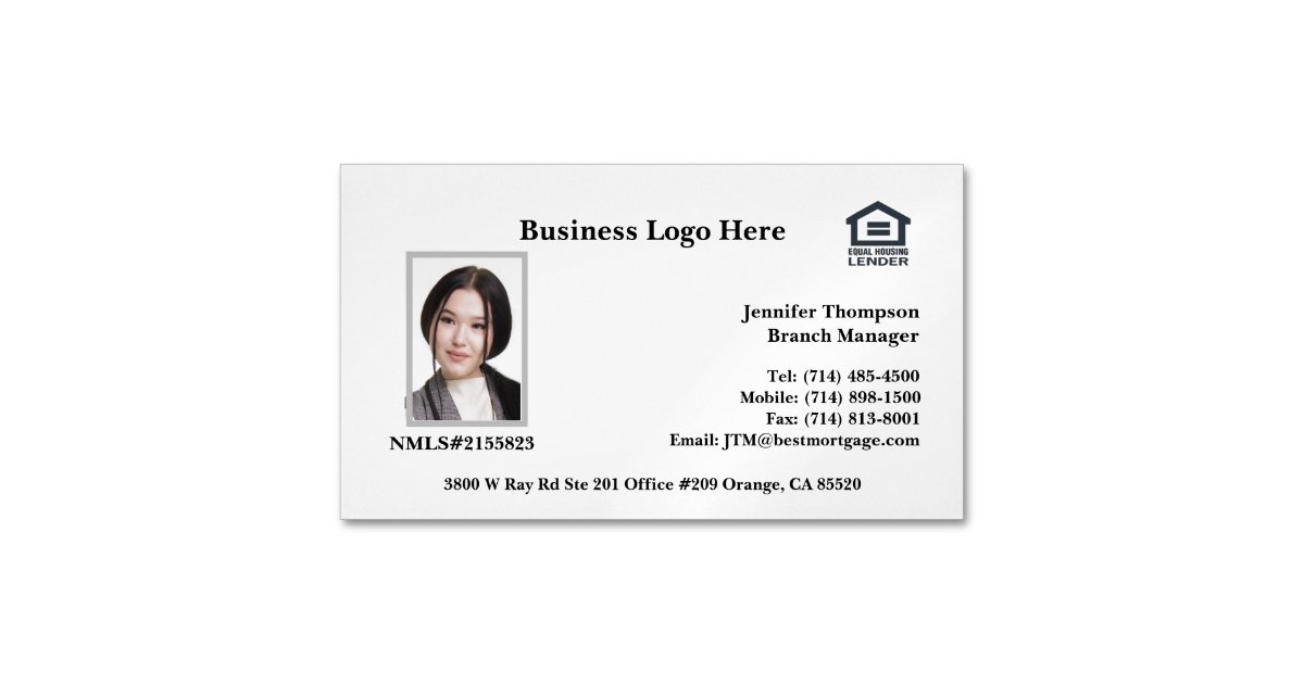 Loan Officer Business Card | Zazzle