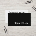 Loan Officer Business Card | Zazzle