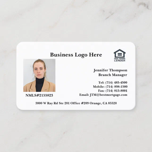 Loan Officer Business Card | Zazzle