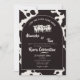 Lobola Roora African Traditional Wedding Cow Print Invitation | Zazzle