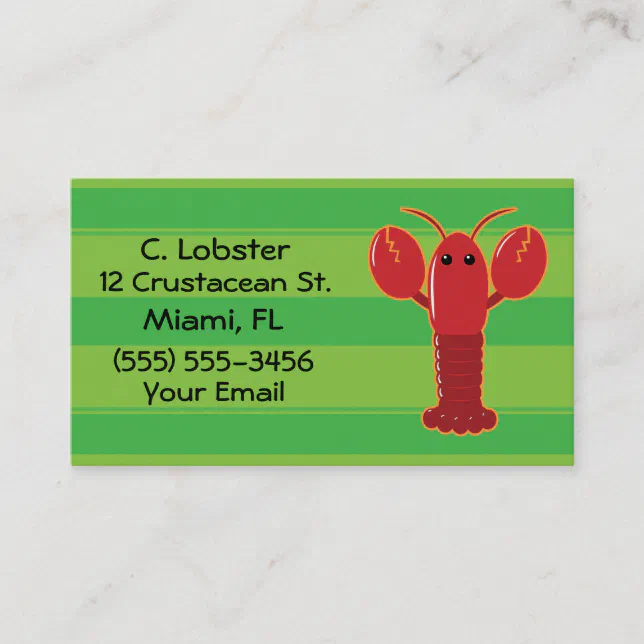 Lobster Business Cards | Zazzle